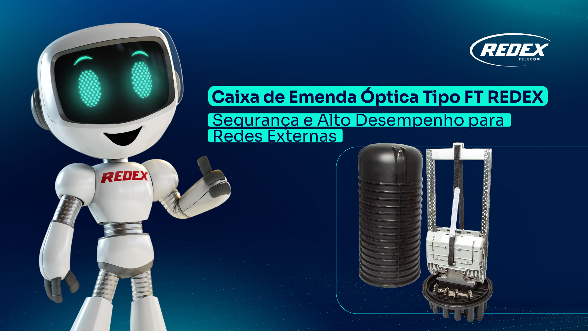 Caixa de Emenda Óptica Tipo FT REDEX – Segurança e Alto Desempenho para ...